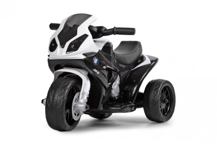 Детский электромобиль мотоцикл BMW S1000RR JT5188-черный для детей от 1 ...